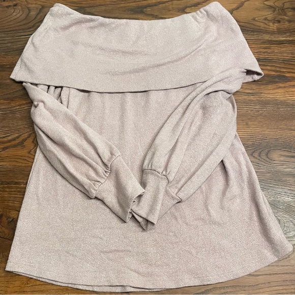 Anthropologie | Sweaters | Womens Anthropologie Doe Rae Blush Pink Cowl ...